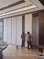 China Banquet Halls Movable Partition Wall with MDF Surface and Up To 43-50dB Soundproofing for sale