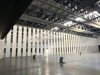 China Aluminum Track Moveable Wall Partition for Soundproofing Up To 43-50dB in Commercial Spaces for sale
