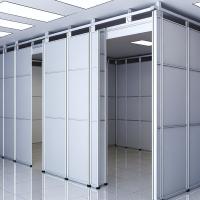 China Aluminum Track Moveable Wall Partition for Soundproofing Up To 43-50dB in Commercial Spaces for sale