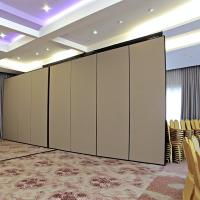 China Banquet Halls Movable Partition Wall with MDF Surface and Up To 43-50dB Soundproofing for sale