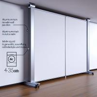 China Aluminum Track and Soundproofing Up To 43-50dB Moveable Wall Partition for Needs for sale