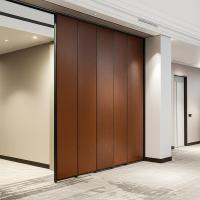 China Class A Fire Rated Operable Partition Wall with Leather Surface and Manual Operation for Commercial Spaces for sale
