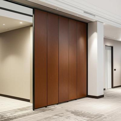 China Class A Fire Rated Operable Partition Wall with Leather Surface and Manual Operation for Commercial Spaces for sale
