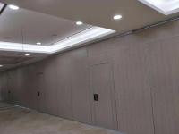 China Class A Fire Rated Operable Partition Wall with Leather Surface and Manual Operation for Commercial Spaces for sale