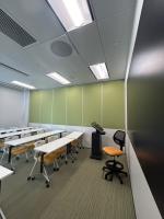 China Modern Style Decorative Partition Wall with Customized Design and Aluminum Alloy Frame Option for sale