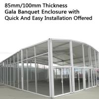 China 85mm/100mm Thickness Gala Banquet Enclosure with Quick And Easy Installation Offered for sale