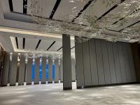 China Class A Fire Rating Operable Partition Wall with Leather Panel Surface and Easy Manual Operation for sale