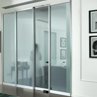 China Modern And Elegant Hotel Partition Wall Suitable For Hotels With Aluminum Alloy Frame And Tempered Glass Panel for sale