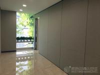 China Leather Panel Surface Dividing Partition Wall Featuring MDF Board Surface Providing Privacy and Office Space Utilization for sale
