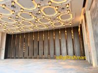 China Soundproofing Up To 43dB Moveable Wall Partition With Telescopic Sleeve Panel Last Panel Closure Offering Noise Reduction And Space Flexibility for sale