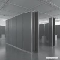 China Magnetic Sealing System Operable Partition Wall MDF Board Surface Tailored for Exhibition Centers Easy Space Separation for sale