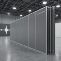 China Soundproofing Up To 43 50dB Movable Partition Wall Featuring Telescopic Sleeve Panel Last Panel Closure for Exhibition Centers for sale