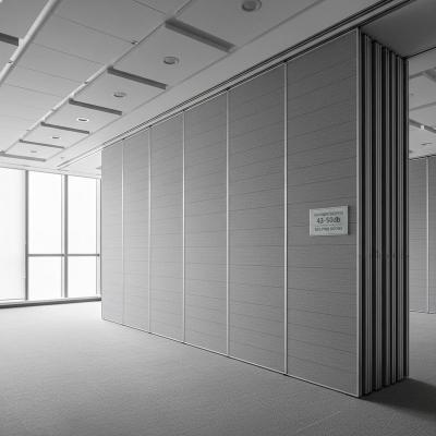 China Acoustic Moveable Wall Partition Featuring Soundproofing Up To 43-50dB Designed for Meeting Rooms and Multi Purpose Areas for sale