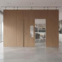 China Acoustic Movable Partition Wall Featuring MDF Surface Custom Door Within Door Configurations Decided By Customer for sale