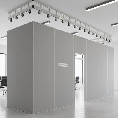 China Fire Rating Class A Moveable Wall Partition Utilizing Aluminum Track with Roller System Offering Smooth Mobility and High Fire Safety Standards for sale