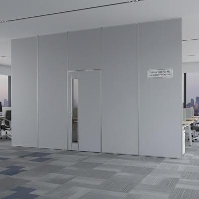 China Class A Fire Rating Movable Partition Wall Featuring Soundproofing Up To 43-50dB and Door Within Door Option Decided By Customer for Office for sale