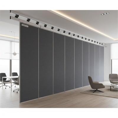 China Acoustic Moveable Wall Partition Incorporating Aluminum Track with Roller System Offering Room Division and Acoustic Performance for sale