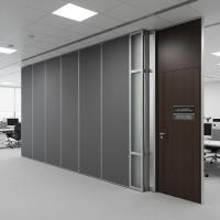 China Class A Fire Rating Movable Partition Wall Featuring Telescopic Sleeve Panel Last Panel Closure and Door Within Door Option Decided By Customer for Office for sale