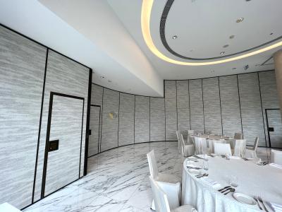 China Quick And Easy Installation Banquet Hall Partition Wall Customizable Track Roller Seal Strip Accessories Provide Room Partitioning for sale