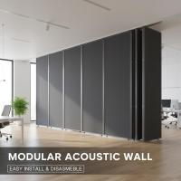 China Aluminum Alloy Frame Mobile Folding Wall System Easy To Install And Disassemble Offering Room Separation And Enhanced Acoustic Performance for sale