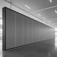 China Movable Folding Partition Wall with Top and Bottom Seal Double Seal Rubber Designed to Optimize Space in Exhibition Centers for sale