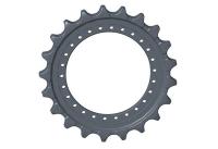China Reinforced Segments Cast Forged Sprockets 80-900 HP Bulldozers Excavators Crawler Undercarriage Parts for sale