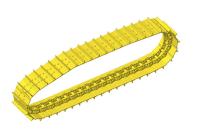 China Track Chain Assembly 90mm-350mm Pitch for Impact Resistant Construction Machinery for sale