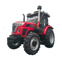China Dongfeng Red Engine Wheeled Farm Tractor 100HP High Performance Low Price Agricultural Machinery for sale