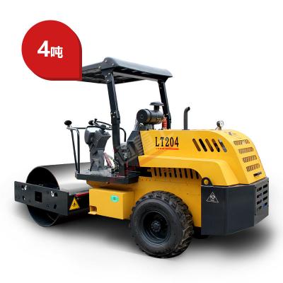 China LT304 4 Ton Tire Driven Single Drum Vibratory Roller 4000kg 36.8kW Road Compactor for sale