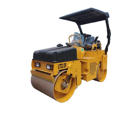 China 3.5 Ton Double Drum Vibratory Road Roller 1090mm Drum Width 28kW Diesel Engine for sale