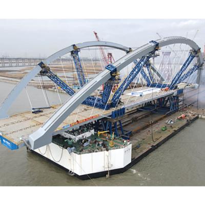 China EU Standard Prefabricated Box Girder Structure Truss Kits Steel Structure Construction Arch Bridge Fabrication Bridges for sale