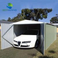 China steel structure car garage designed for commercial parking vehicle storage and repair workshops with customizable doors and windows for sale