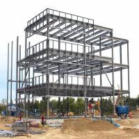 China Galvanized Steel Structure Workshop , Prefab Metal Warehouse Building for sale