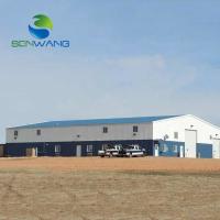 China 6004004200mm Steel structure workshop including optional Lighting System engineered for industrial production and assembly lines for sale