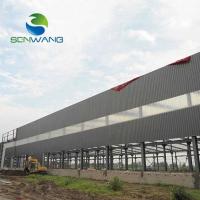 China 6004004200mm Steel structure workshop including optional Lighting System engineered for industrial production and assembly lines for sale