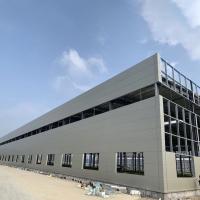 China 6004004200mm Steel structure workshop including optional Lighting System engineered for industrial production and assembly lines for sale