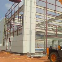 China 6004004200mm Steel structure workshop including optional Lighting System engineered for industrial production and assembly lines for sale