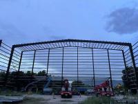 China Long Lasting Metal Warehouse Construction , Sandwich Panel Prefab Self Storage Buildings for sale