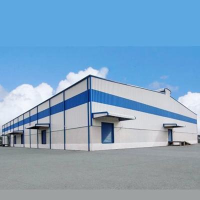 China Q235B Q345B Prefab Factory Building Steel Framed Office Buildings Large Industrial Sheds for sale