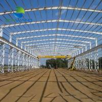 China Steel Structural Workshop Construction Steel Engineering Workshop Incorporating Sandwich Panel Door Ideal for Industrial and Structural Strength for sale