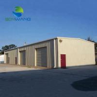 China steel structure car garage designed for commercial parking vehicle storage and repair workshops with customizable doors and windows for sale