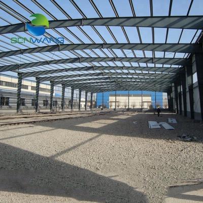 China Customized Steel Building With Single Skin or Insulated Sandwich Panel Wall for sale