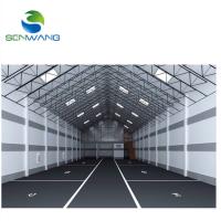 China Steel Structure Warehouse Steel Frame Warehouse with Insulated Sandwich Panel or Steel Color Sheet for sale
