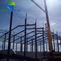China Q235 Q345 Low Carbon Steel Bolted Connection Modular Steel Workshop for sale