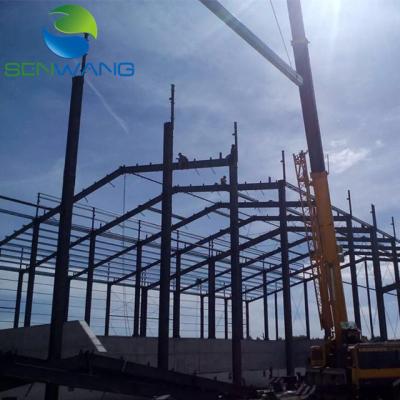 China Q235 Q345 Low Carbon Steel Bolted Connection Modular Steel Workshop for sale