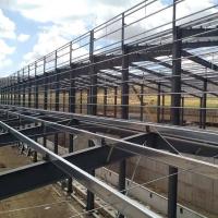 China Tensile Membrane Fabric Steel Structure Workshop With Heat Treated Frames / C.Z Purlin for sale