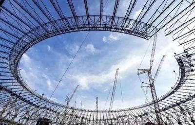 China Steel Structure Warehouse with Sandwich Panel or Steel Sheet Roofing for sale