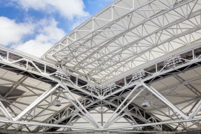 China Weather Resistant Steel Structure Truss with Bolted or Welded Installation and Customizable Roof Pitch for sale