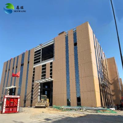 China Heavy Duty Autocad Software Steel Structure Warehouse Building Metal Storage Facility For Waterproof Storage for sale