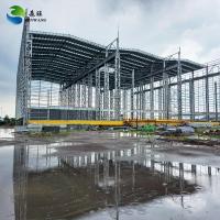 China Solid Prefabricated Building Structure Q355 Q235B Heavy Steel Construction for sale